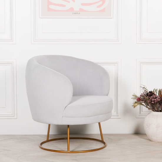 Deco Grey Armchair - Maison Reproductions