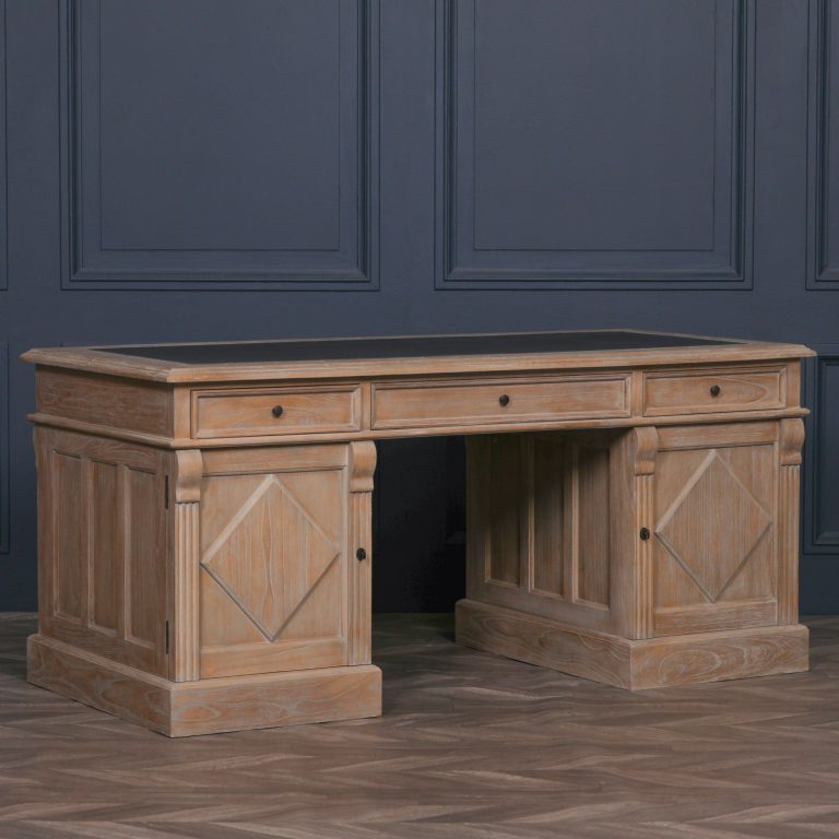 Rustic Wooden Desk - Maison Reproductions