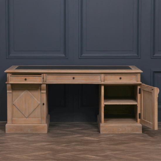 Rustic Wooden Desk - Maison Reproductions